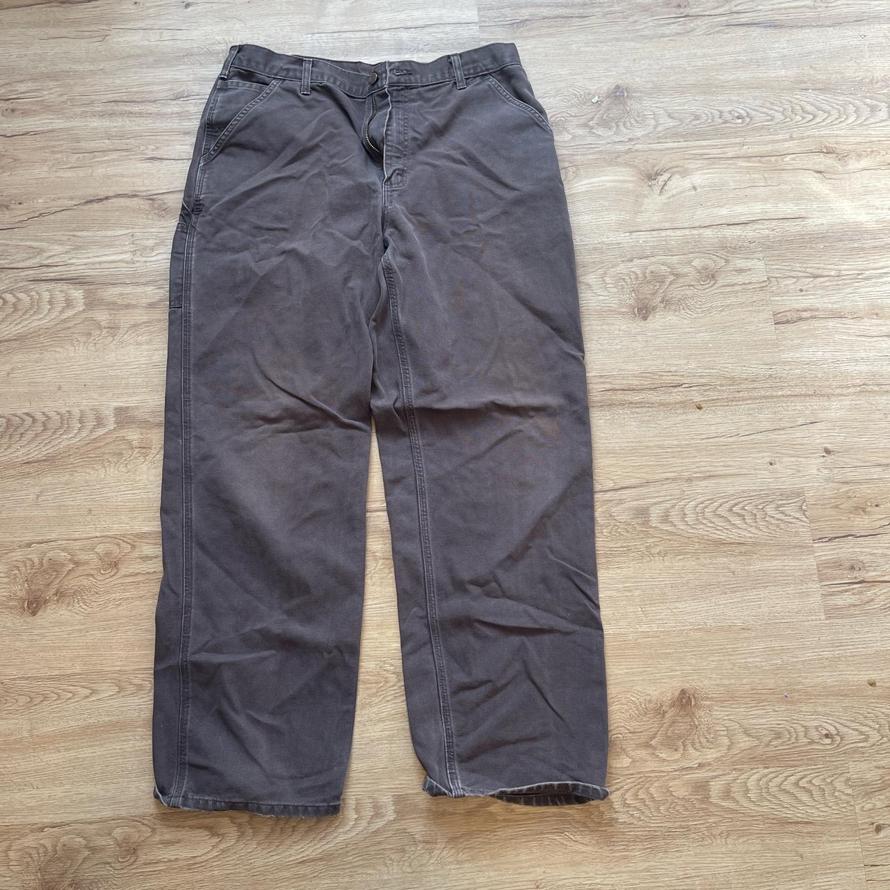 Brown Carhart carpenter pants 38 x 34 #Carhart... - Depop