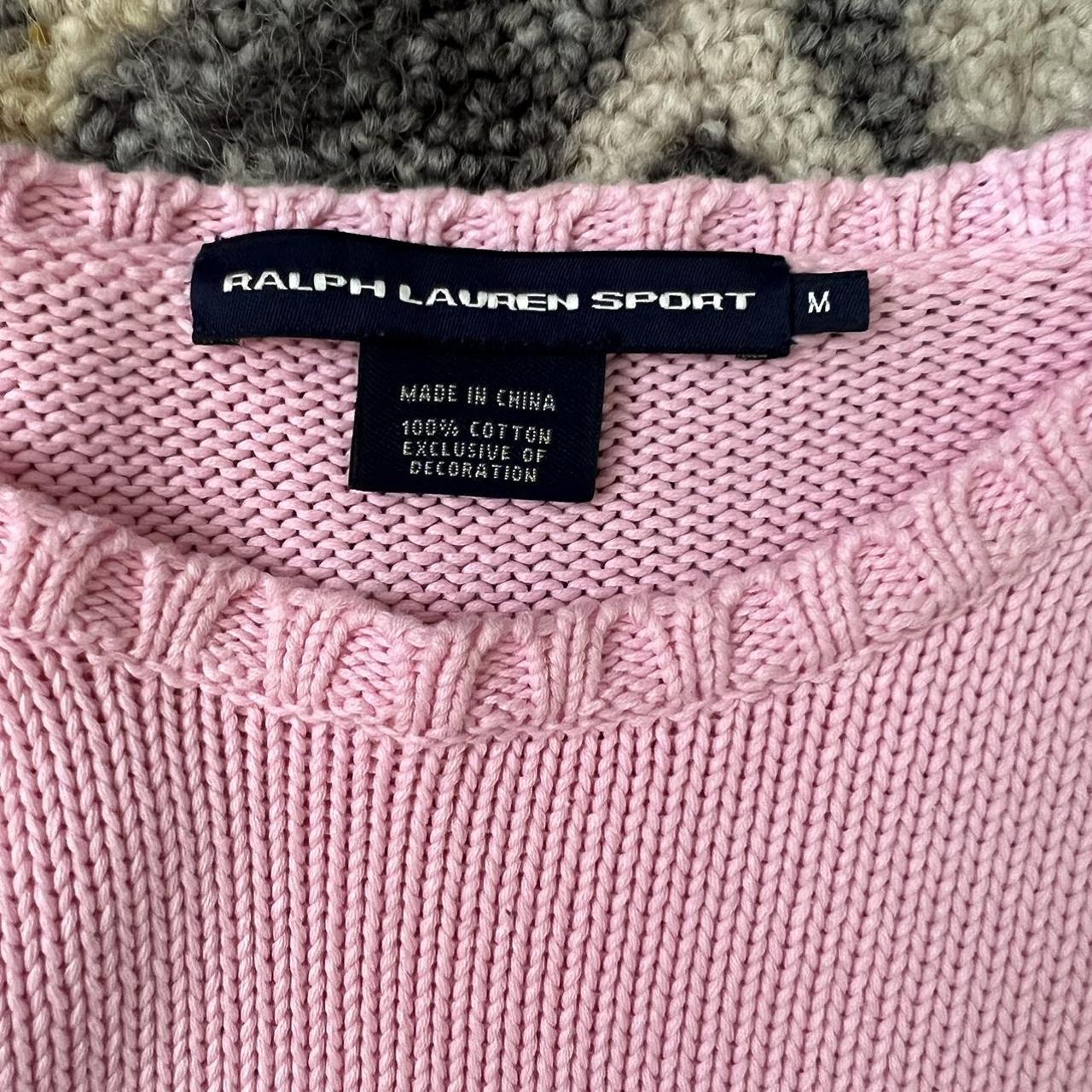 Pink Ralph Lauren Sport Sweater #ralphlauren #pink... - Depop