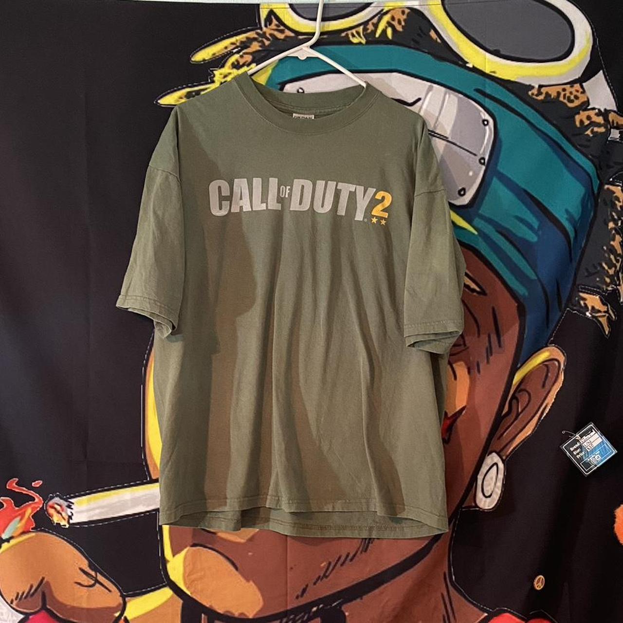 Early 2000s Vintage Olive Green GameStop Call of... - Depop