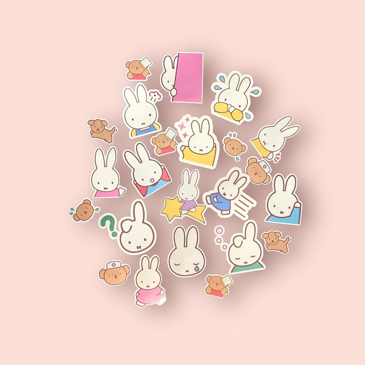Miffy stickers Pack of 23 stickers Water proof... - Depop