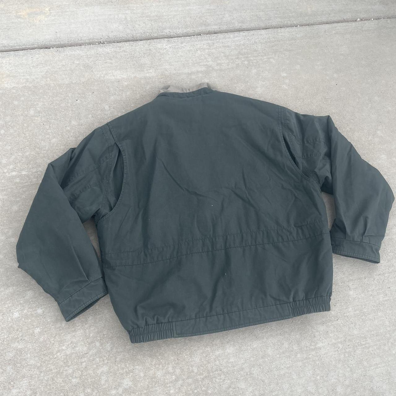 London Fog Men's Green and Brown Jacket | Depop