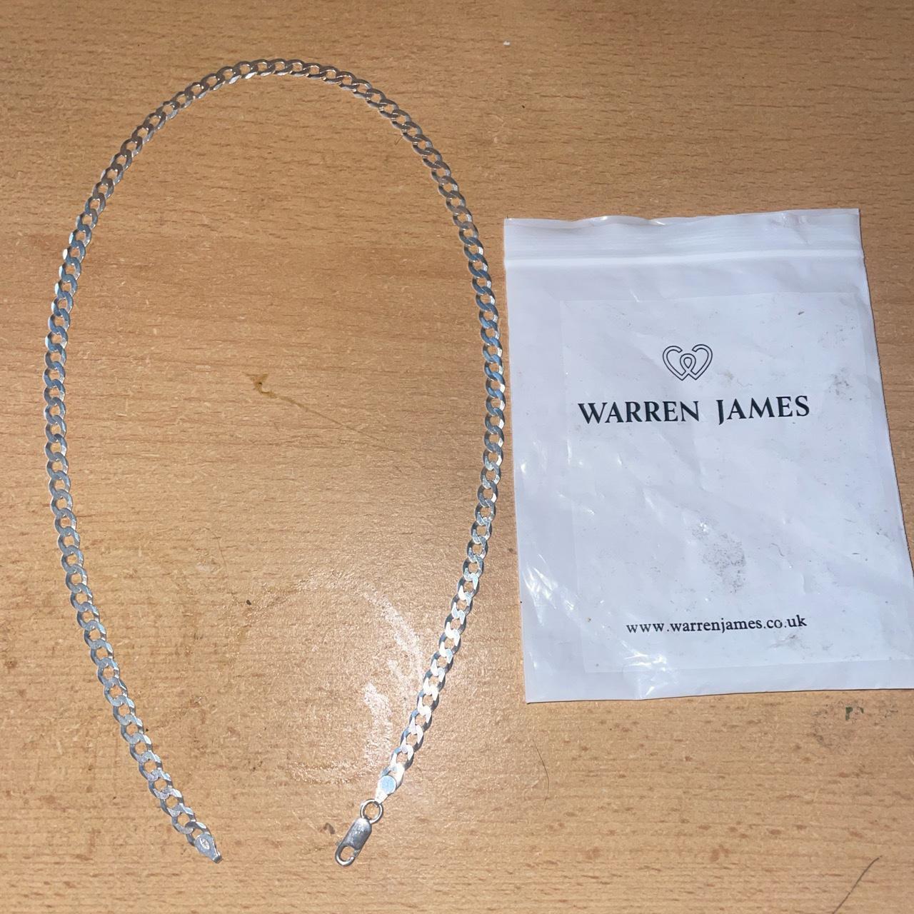 18 inch titanium link chain/necklace -... - Depop