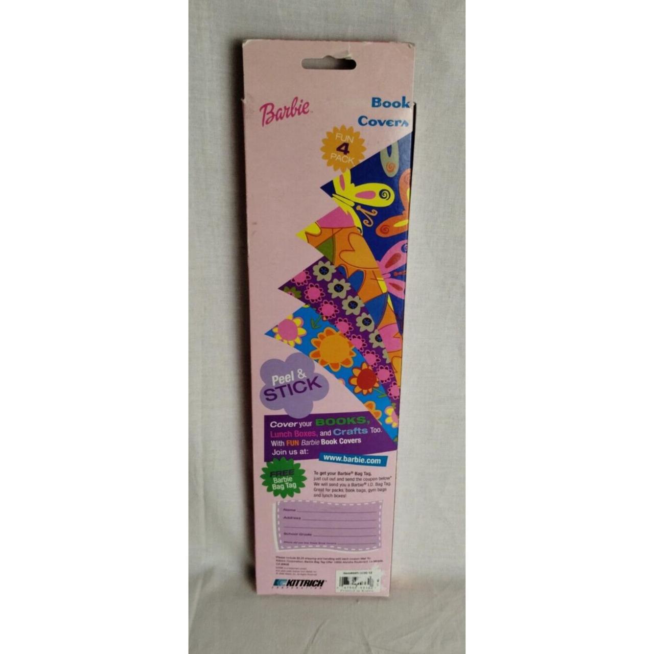 Vintage Set 4 Barbie Girls Club Book Covers Peel... - Depop