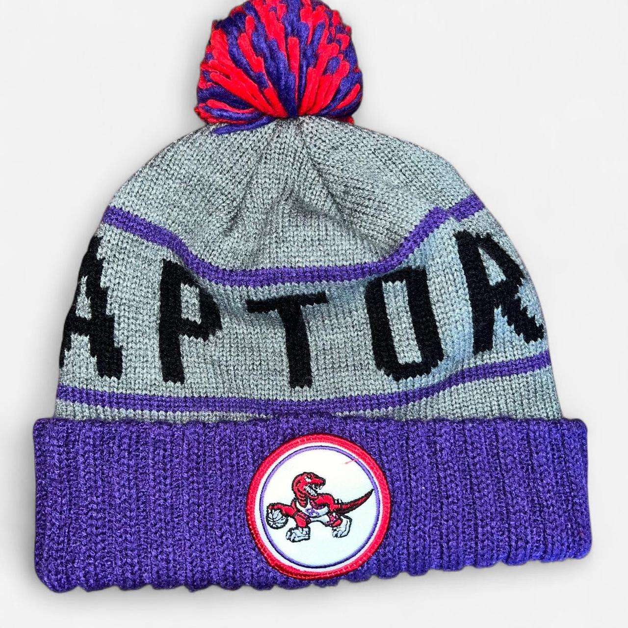 Vintage Mitchell & Ness Toronto Raptors beanie... | Depop