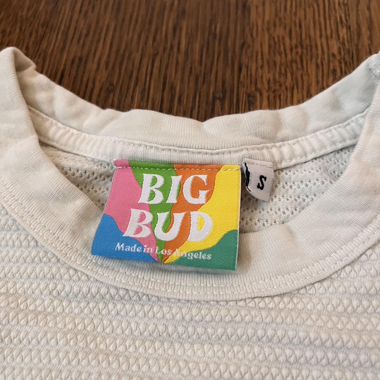 Cropped waffle tee by Big Bud Press - Depop