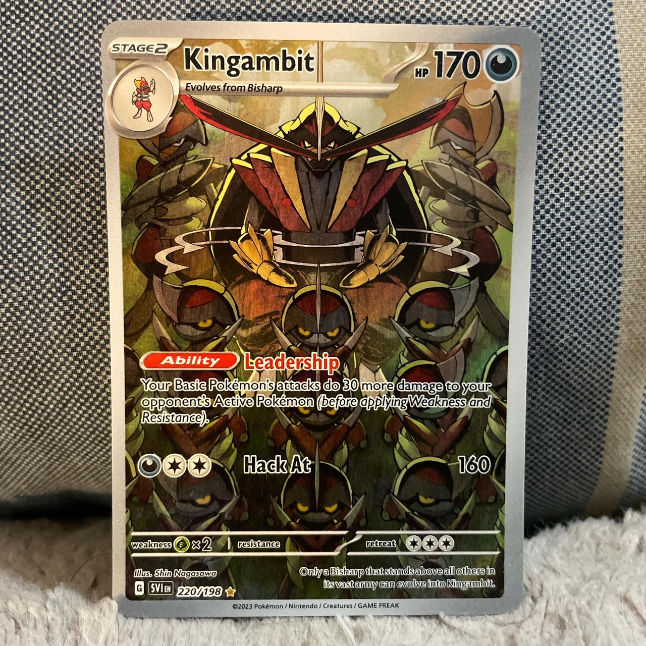 Kingambit Secret Rare Card - 220/198 Comes with a... - Depop