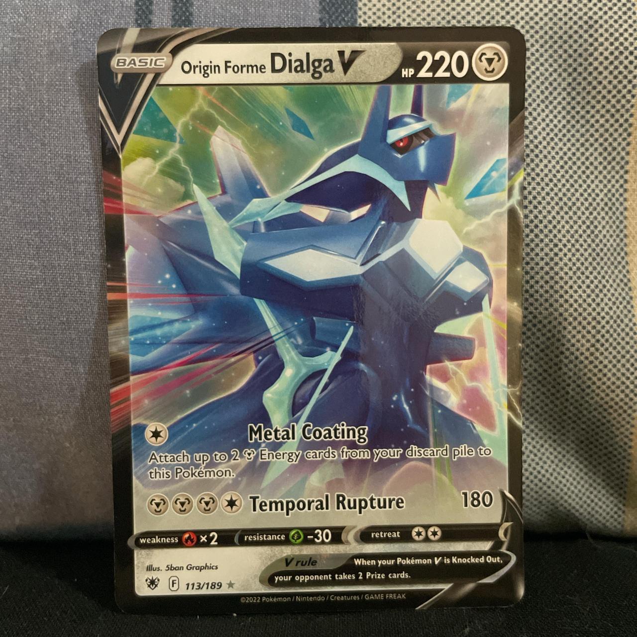 Origin Forme Dialga V Card - 113/189 - Depop