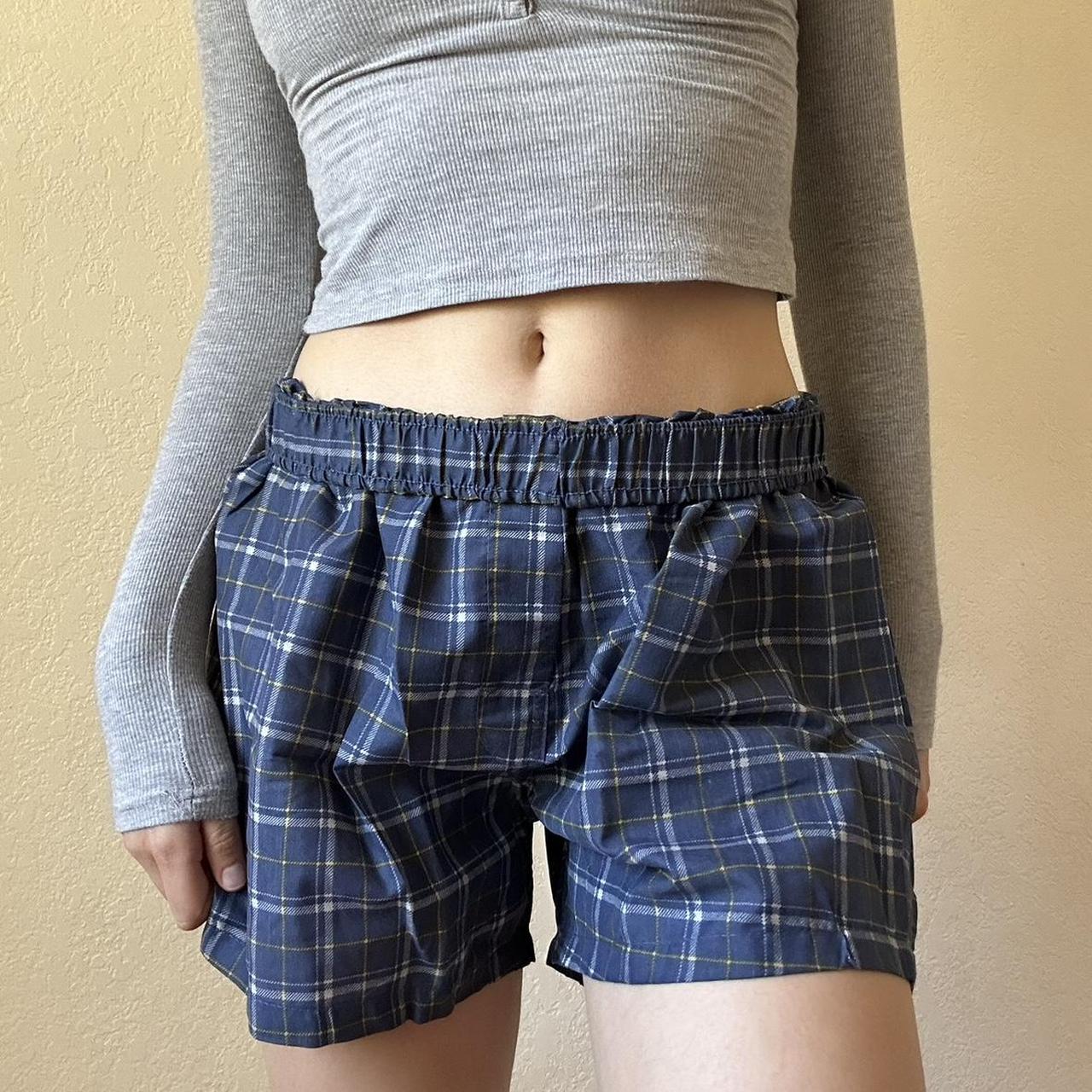 Fold over boxer shorts Size M Brand new Waist... - Depop