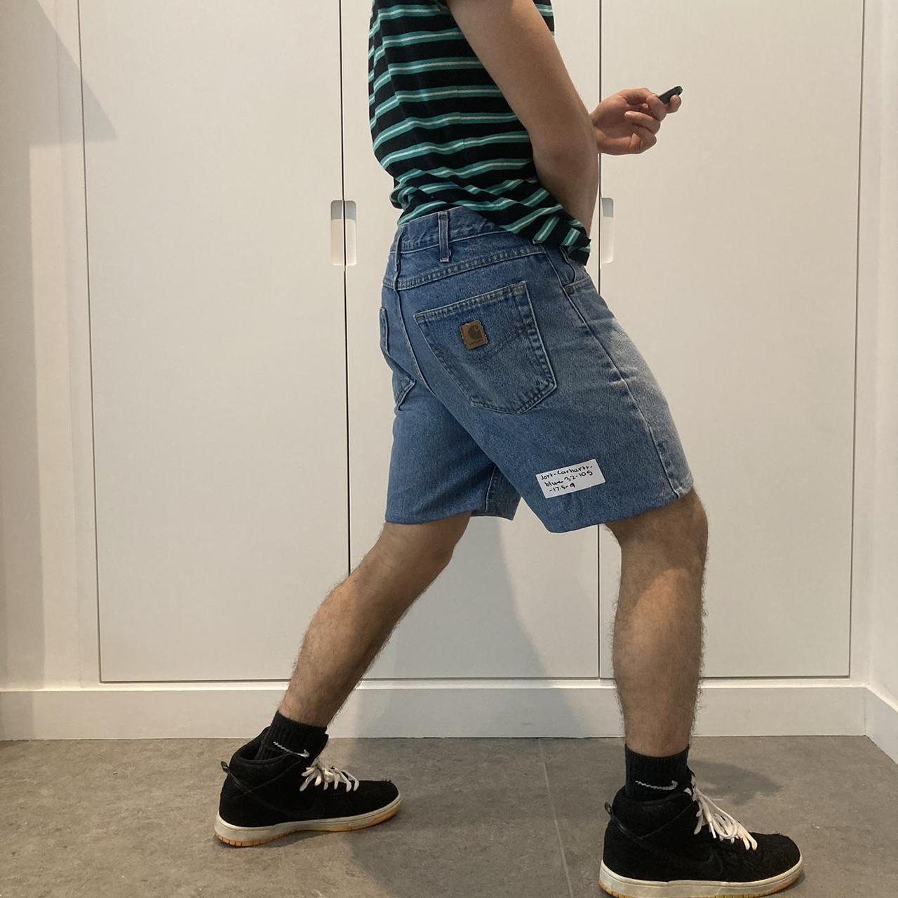 Carhartt jorts Size: 32w Out-seam: 17.5 inches Leg... - Depop