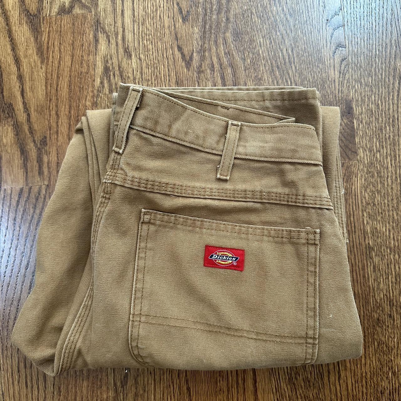 Tan Dickies workwear pants. No stains, or holes.... - Depop
