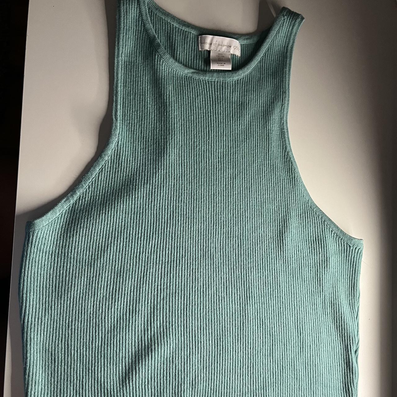 Teal athletic top Brand- House of Harlow 1960 - Depop