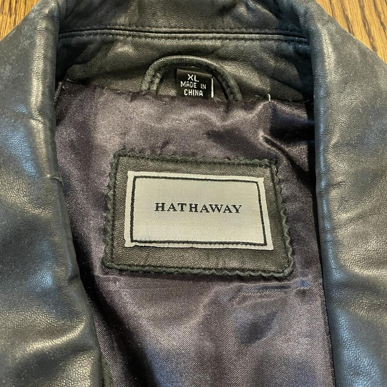 Hathaway Men's Black Jacket | Depop