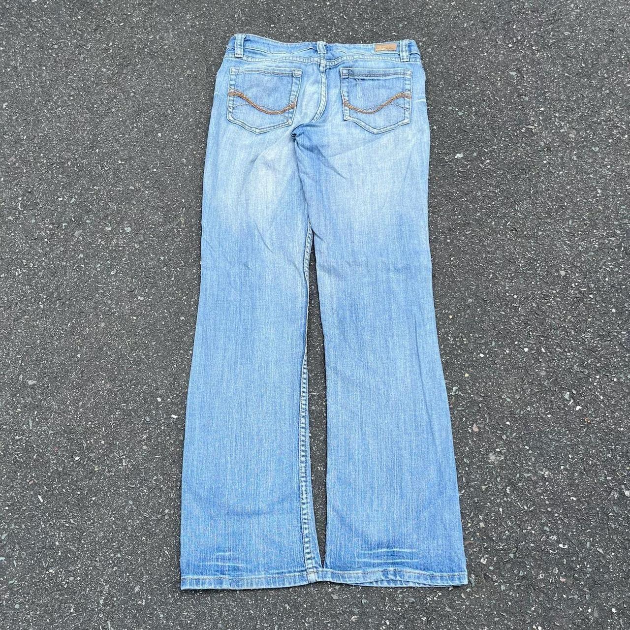 vintage 2000s wide leg refuge lightwash y2k bootcut... - Depop