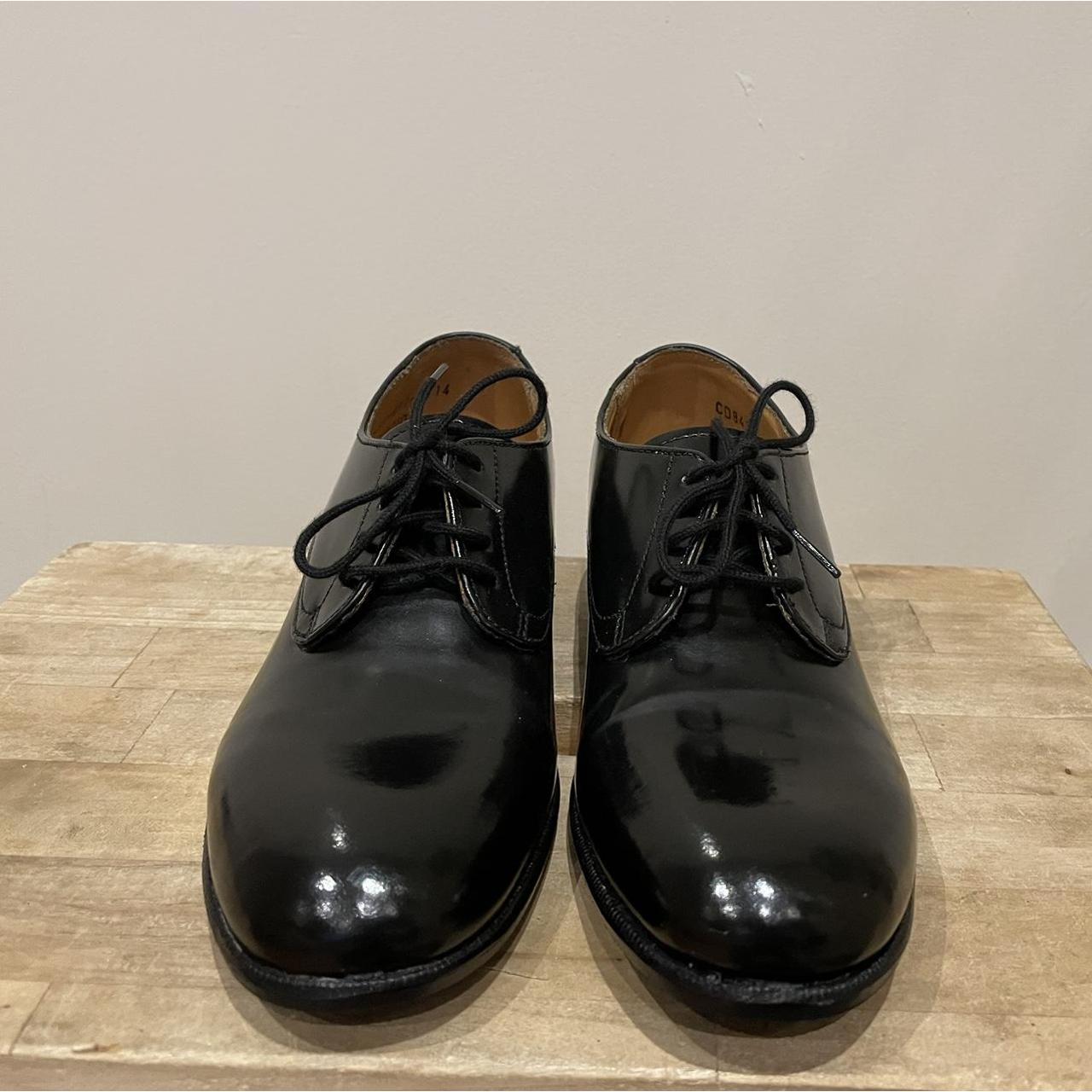 Polished cadet parade shoes Black patent shiny... | Depop