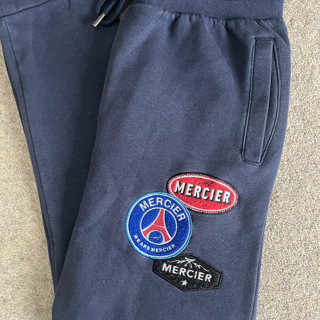 Mercier original badge joggers | navy blue | size... - Depop