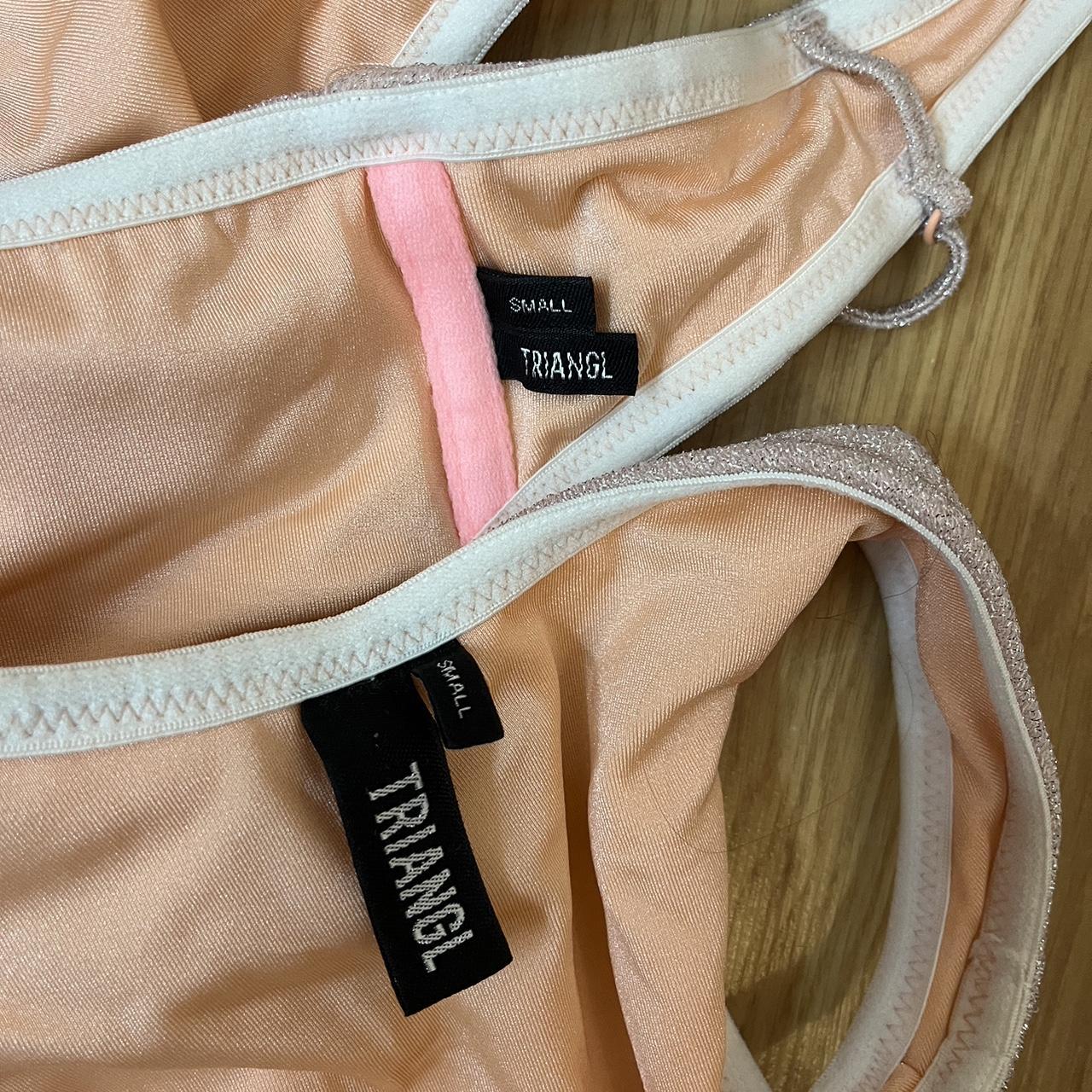 No longer sold pink sparkly triangl... - Depop