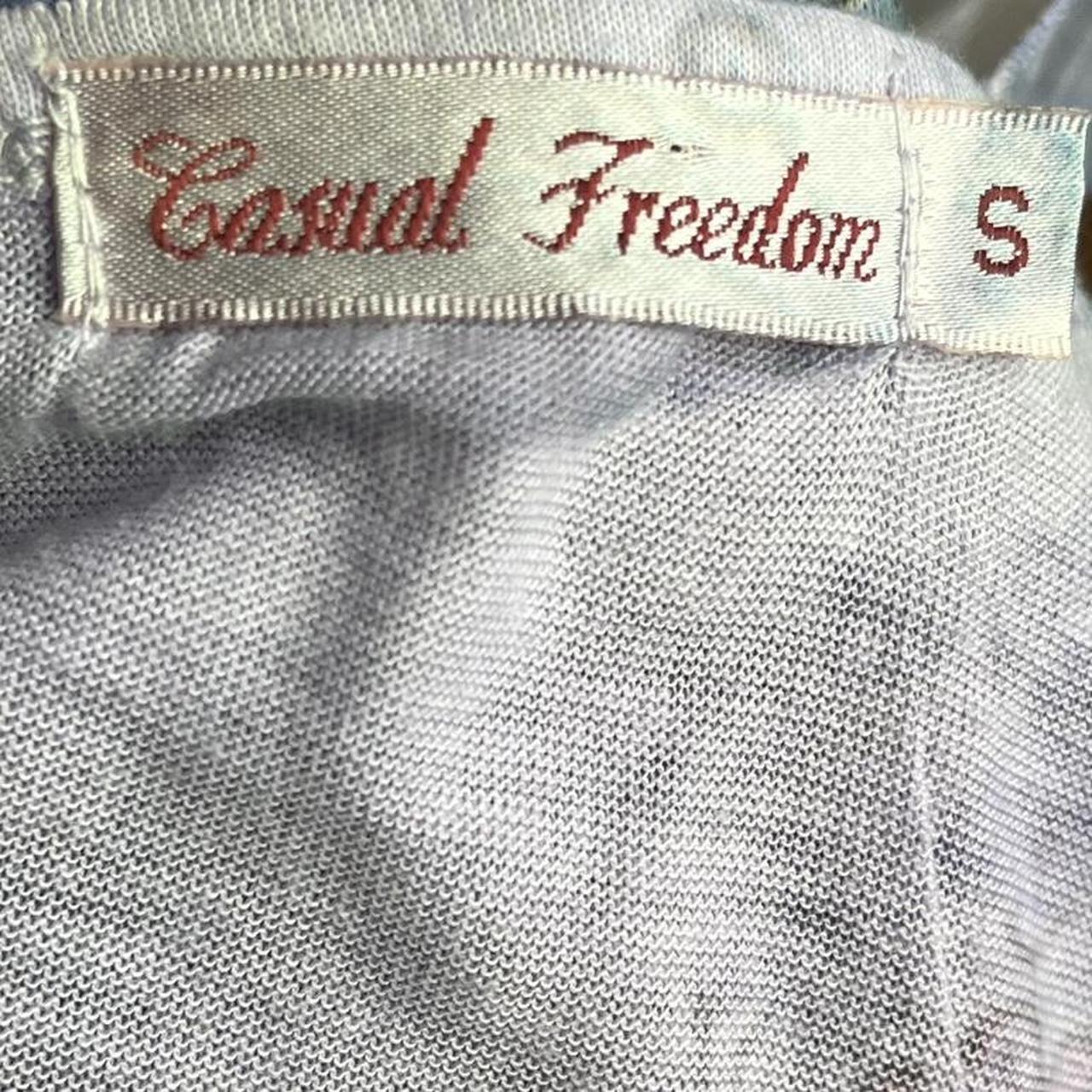 Casual Freedom Purple floral print ruffle short... | Depop