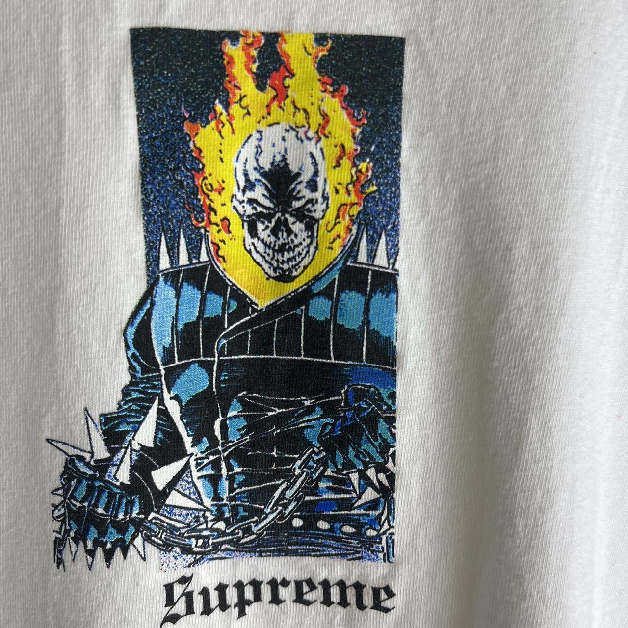 Supreme Ghost Rider T-Shirt in size L. Super clean... - Depop