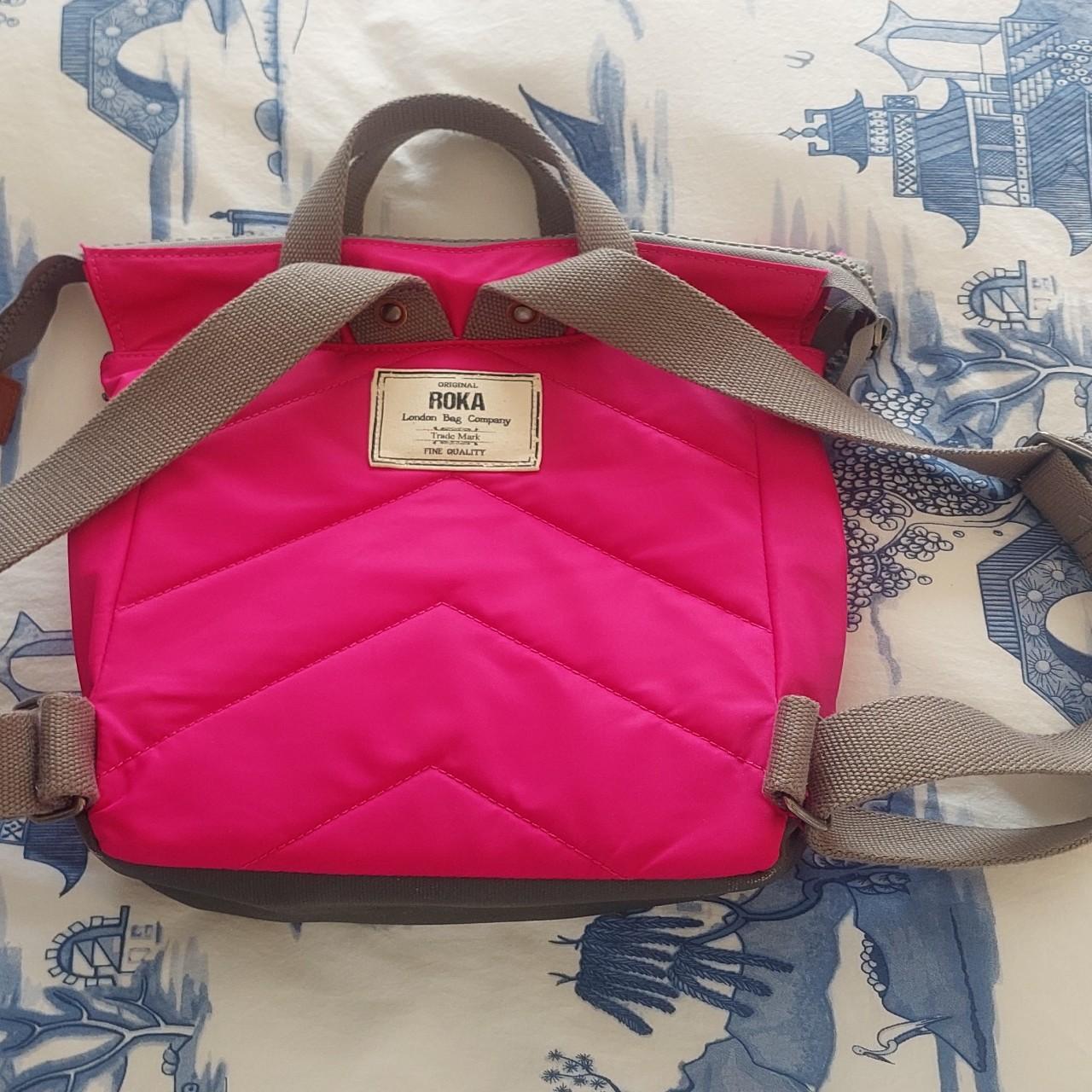 Roka Candy Pink Small backpack. Perfect Condition.... - Depop