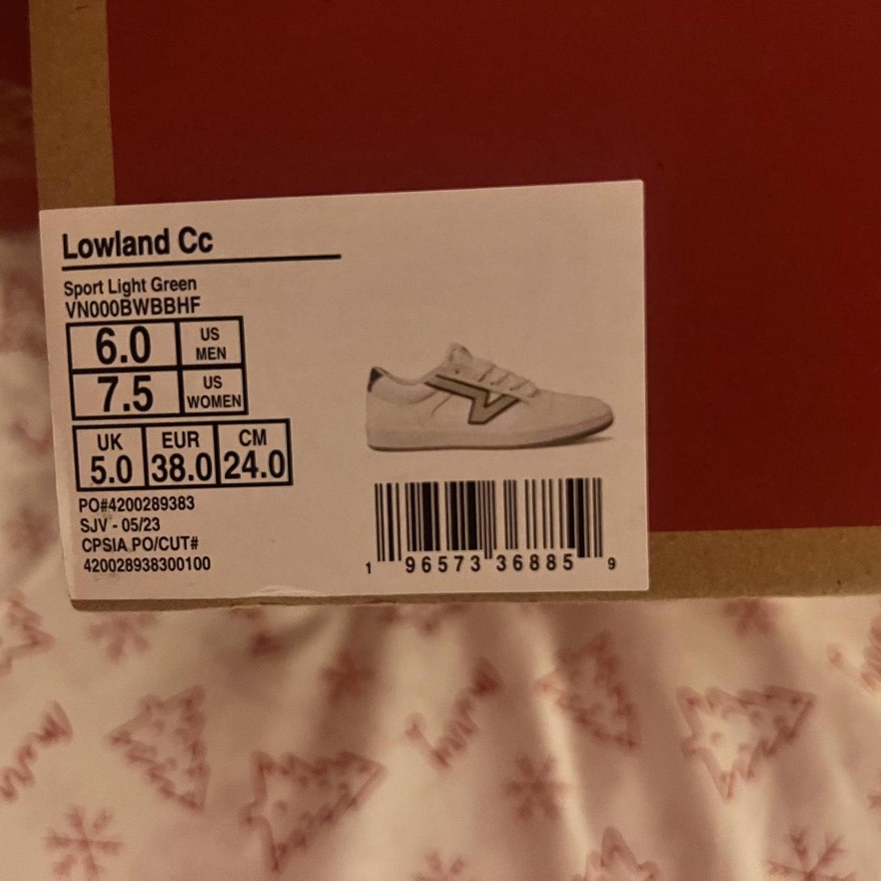 Vans matcha green lowland shoe 7/half women’s never... - Depop