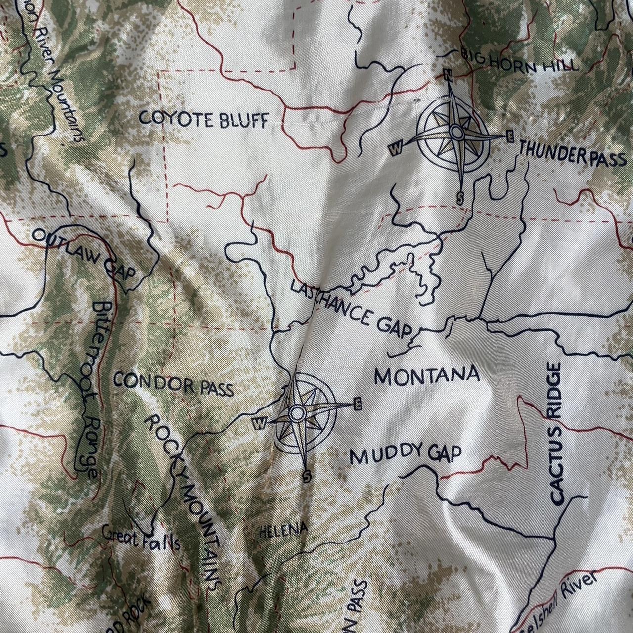 Wilson’s Leather Map Coat #vintage #rare - Depop