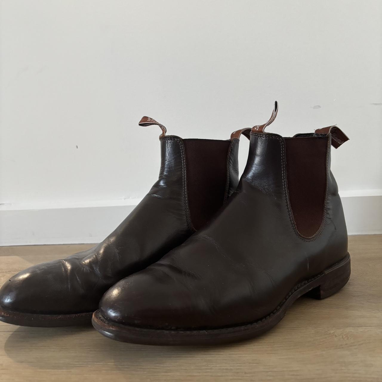RM WILLIAMS COMFORT CRAFTSMAN BOOTS IN CHESTNUT... - Depop