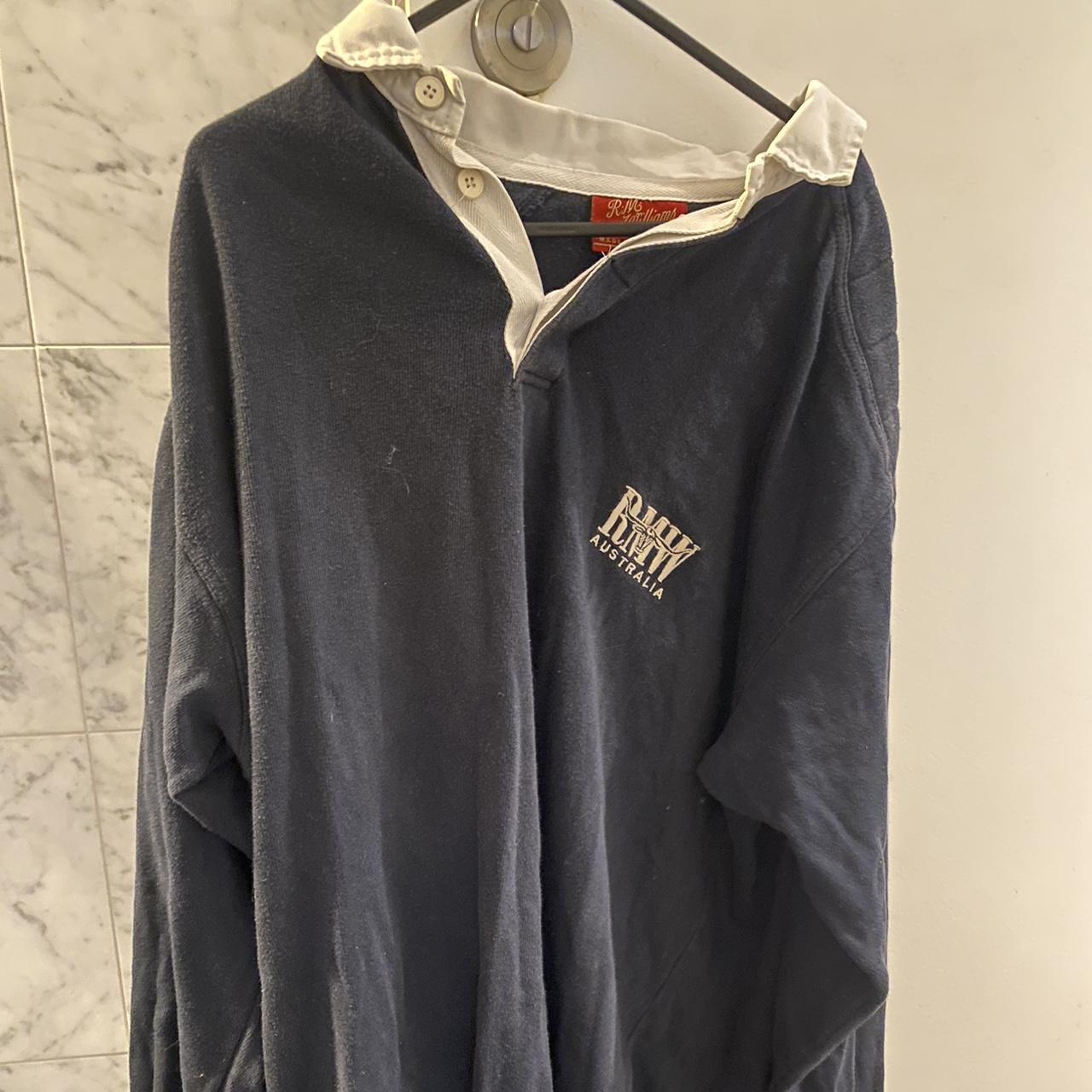 RM Williams Men's Navy Jacket | Depop