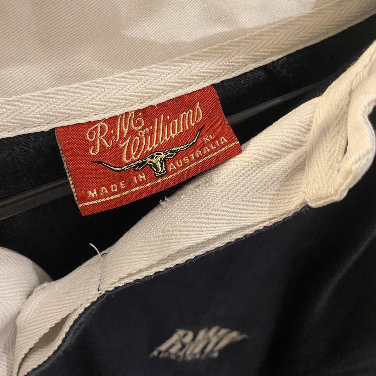 RM Williams Men's Navy Jacket | Depop