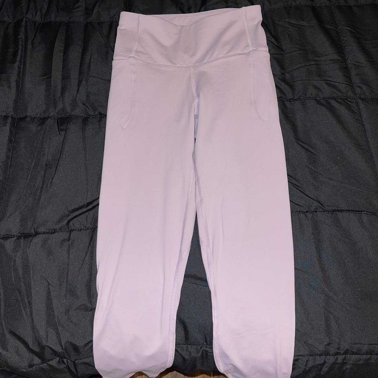 pink under armour workout leggings size xs - Depop