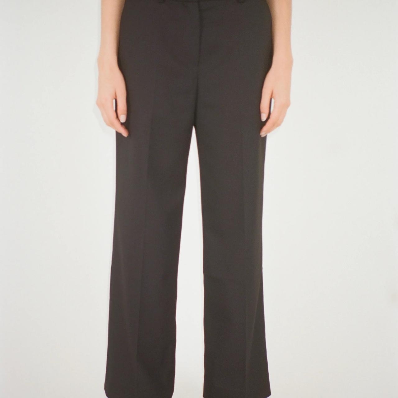 Sandy liang black boxy pants US 4 - Depop