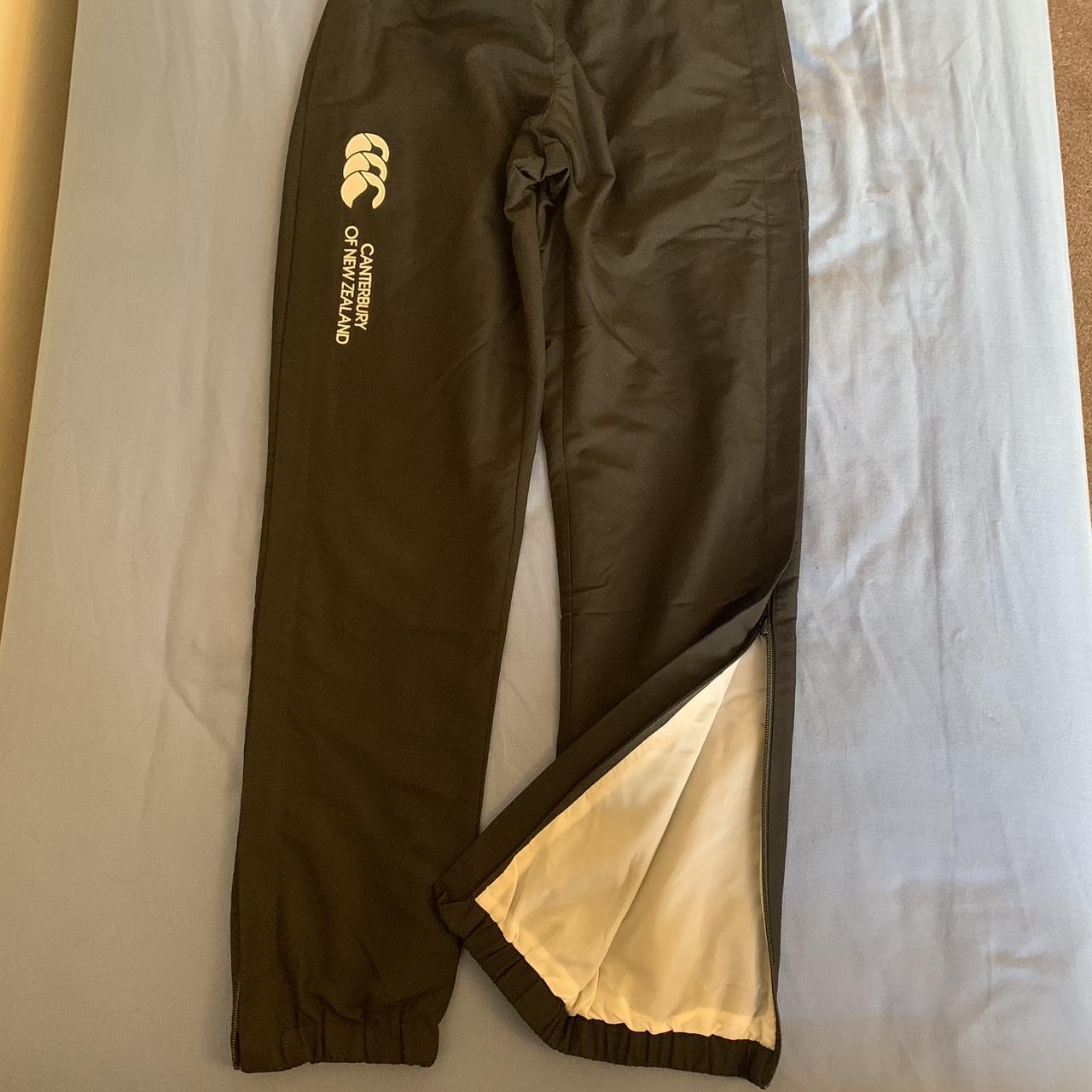 Men’s Black Canterbury Open hem trackies Men’s size... - Depop