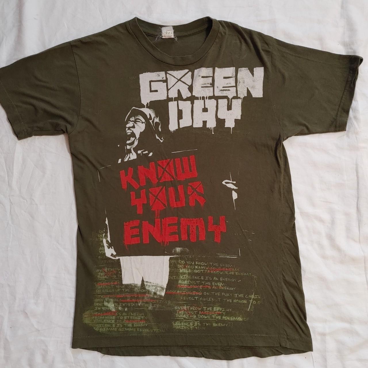 Old School Green Day Green Know Your Enemy T Shirt... - Depop