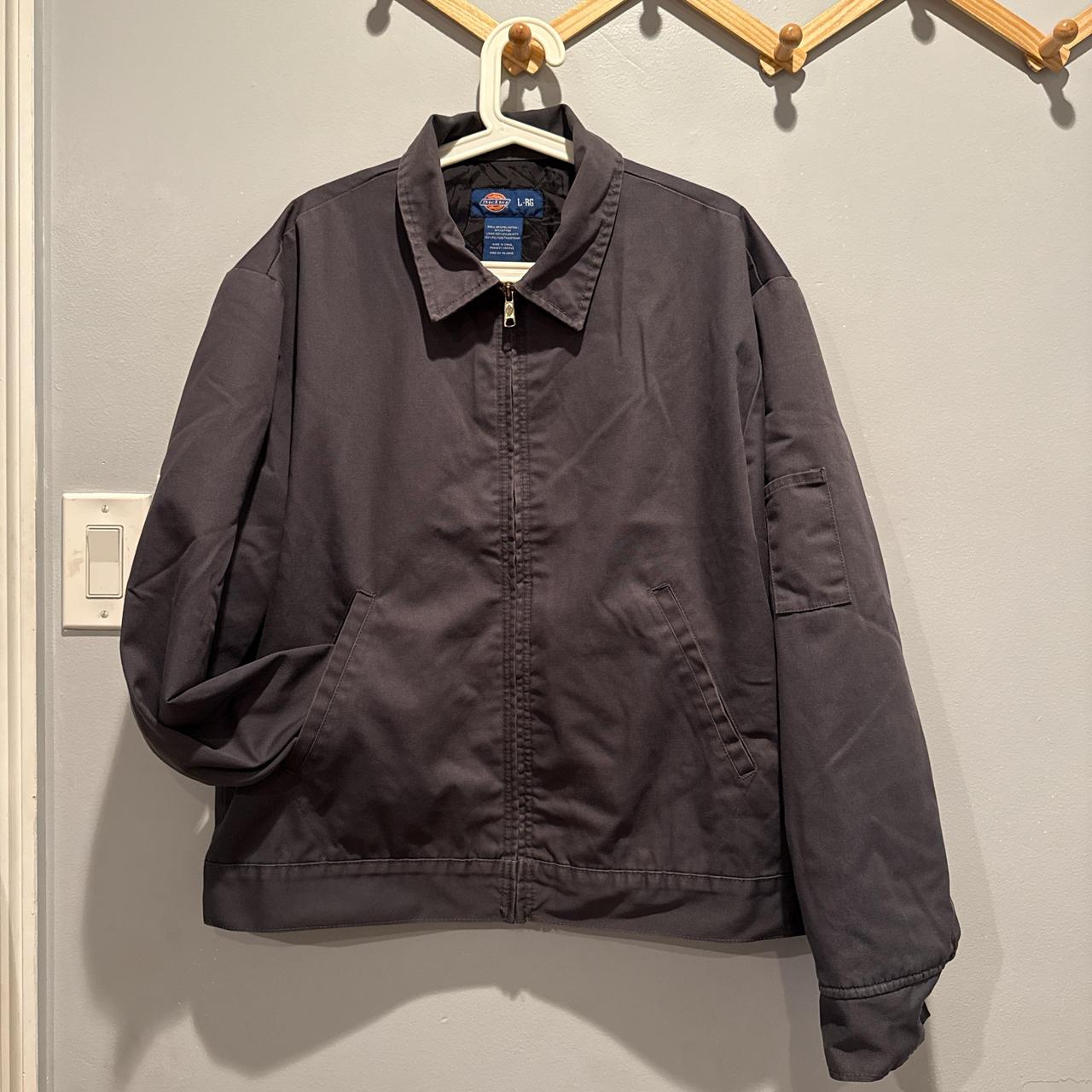 Gray Dickies bomber jacket... | Depop