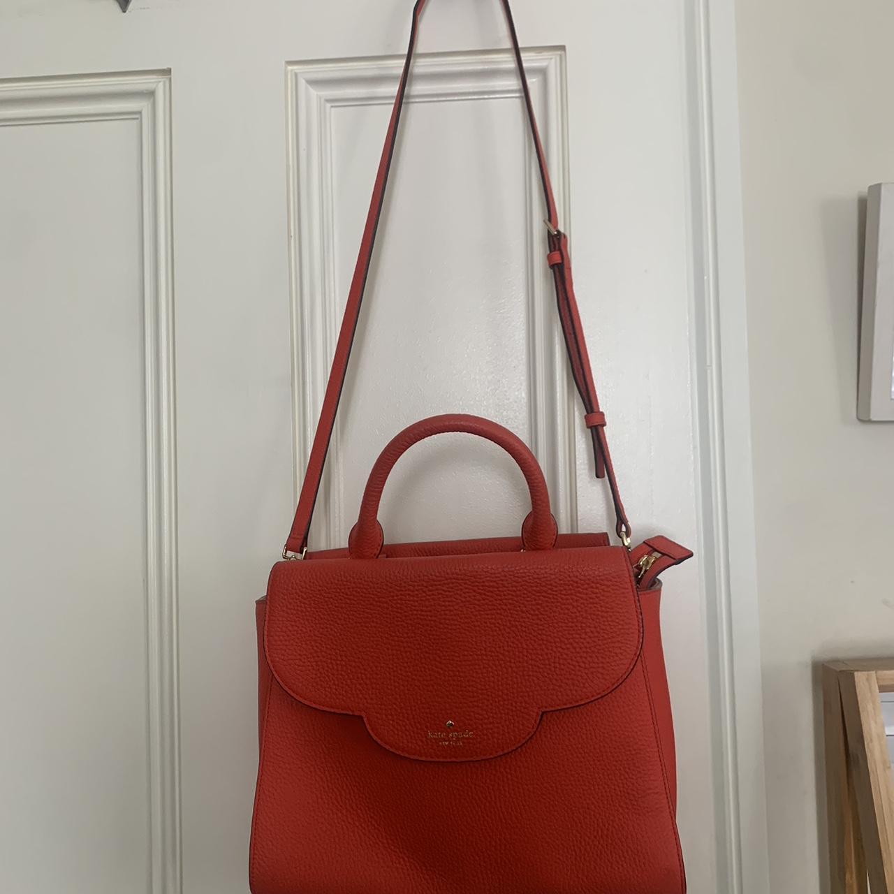 Kate Spade Red leather bag - Depop