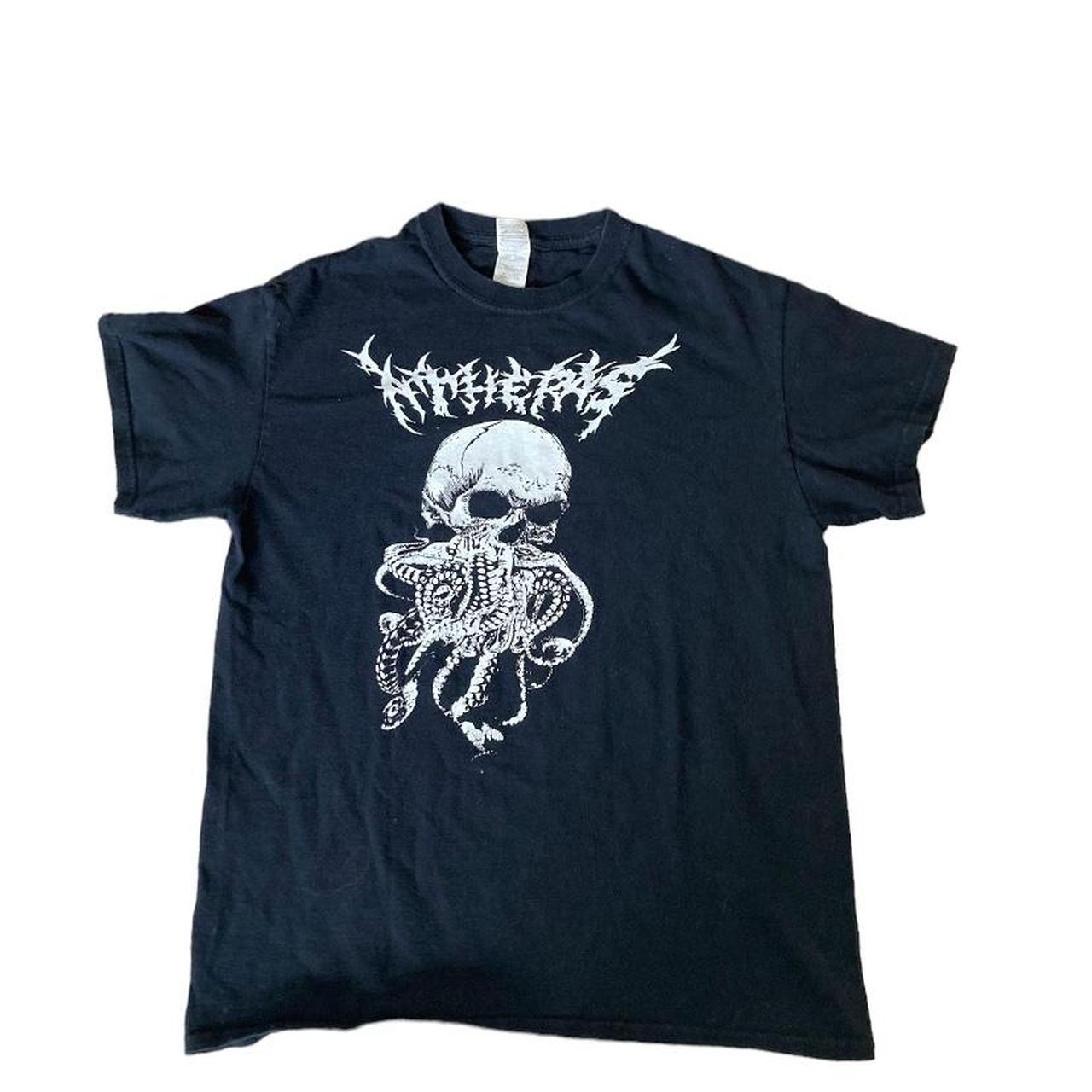 Goth Punk Skull Shirt Size: Medium Length:... - Depop