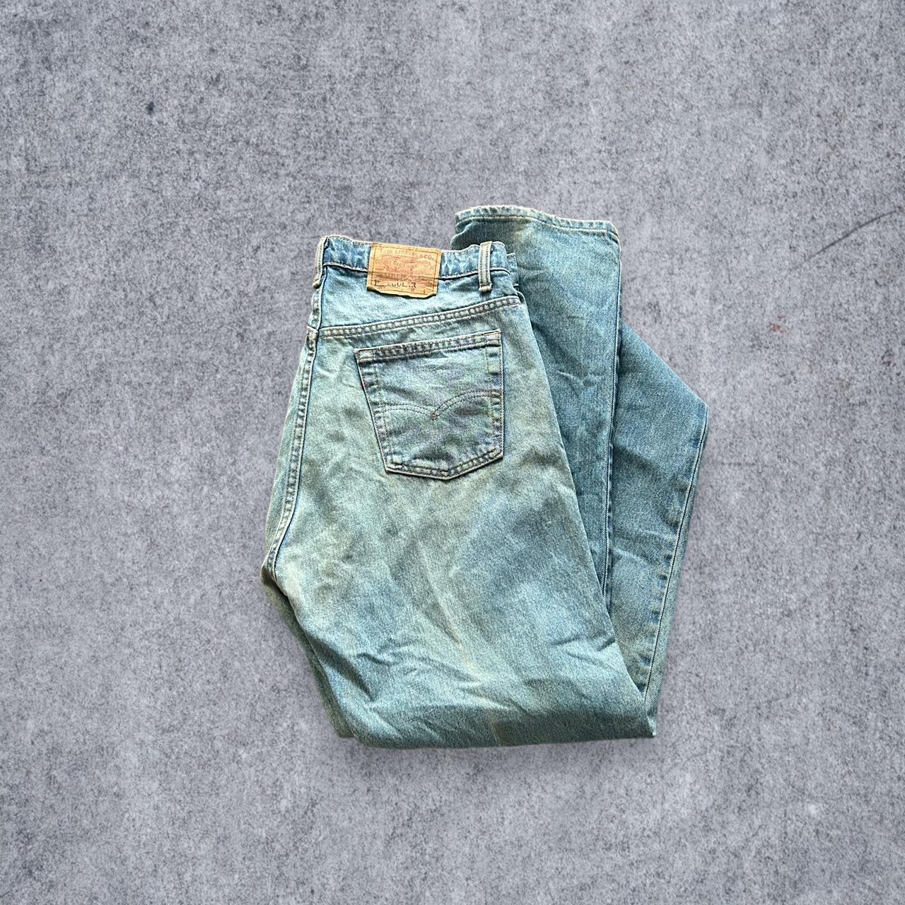 Vintage USA Denim Levis Waist: 34” Inseam: 32” Leg... - Depop