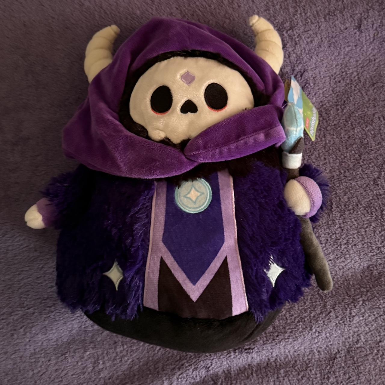 12" purple and black mini squishable #squishmallows | Depop