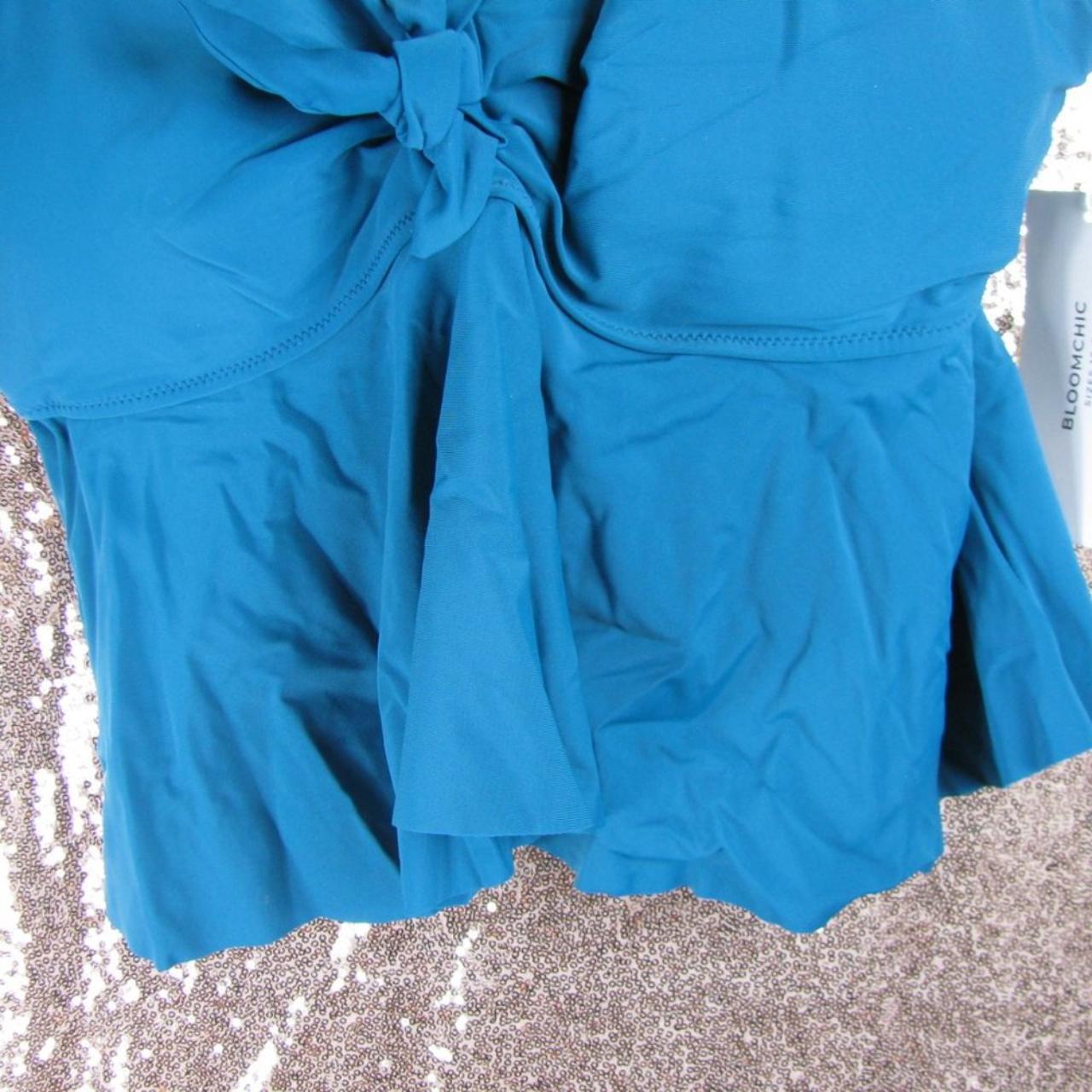 NEW! BloomChic turquiose tankini swim top... - Depop