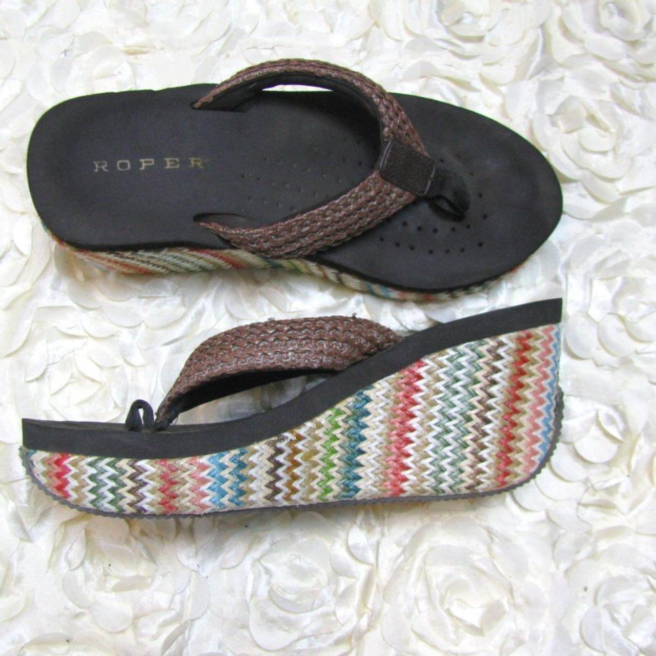*Y2K*Roper wedge heels sandals 7 Roper wedge heels,... - Depop