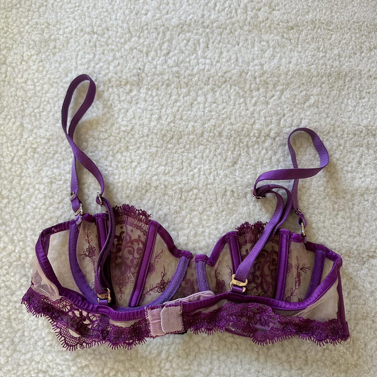 HONEY BIRDETTE PURPLE BRA Size 10B - Depop