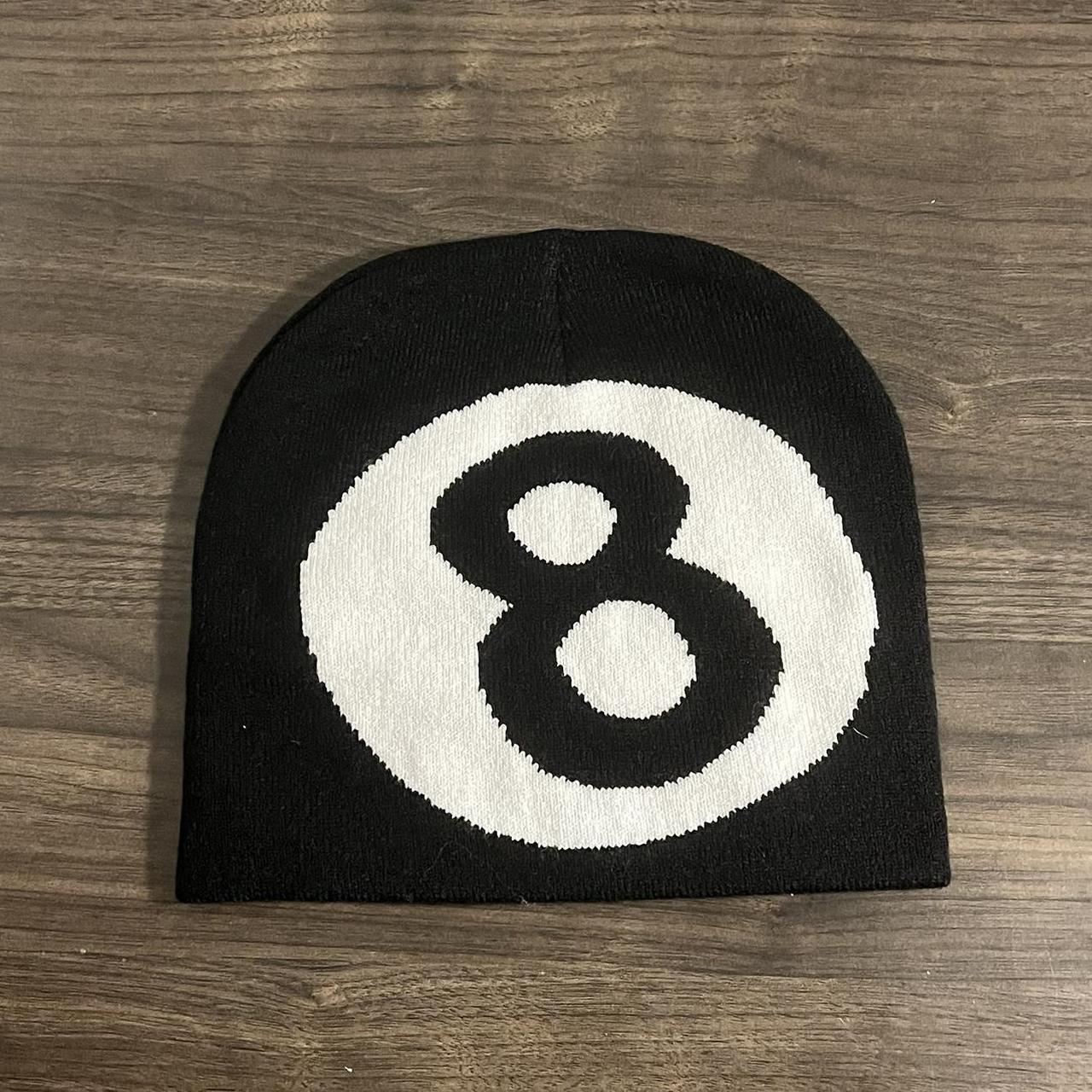 black 8ball beanie 🎱💿 *one size *brand new,... - Depop