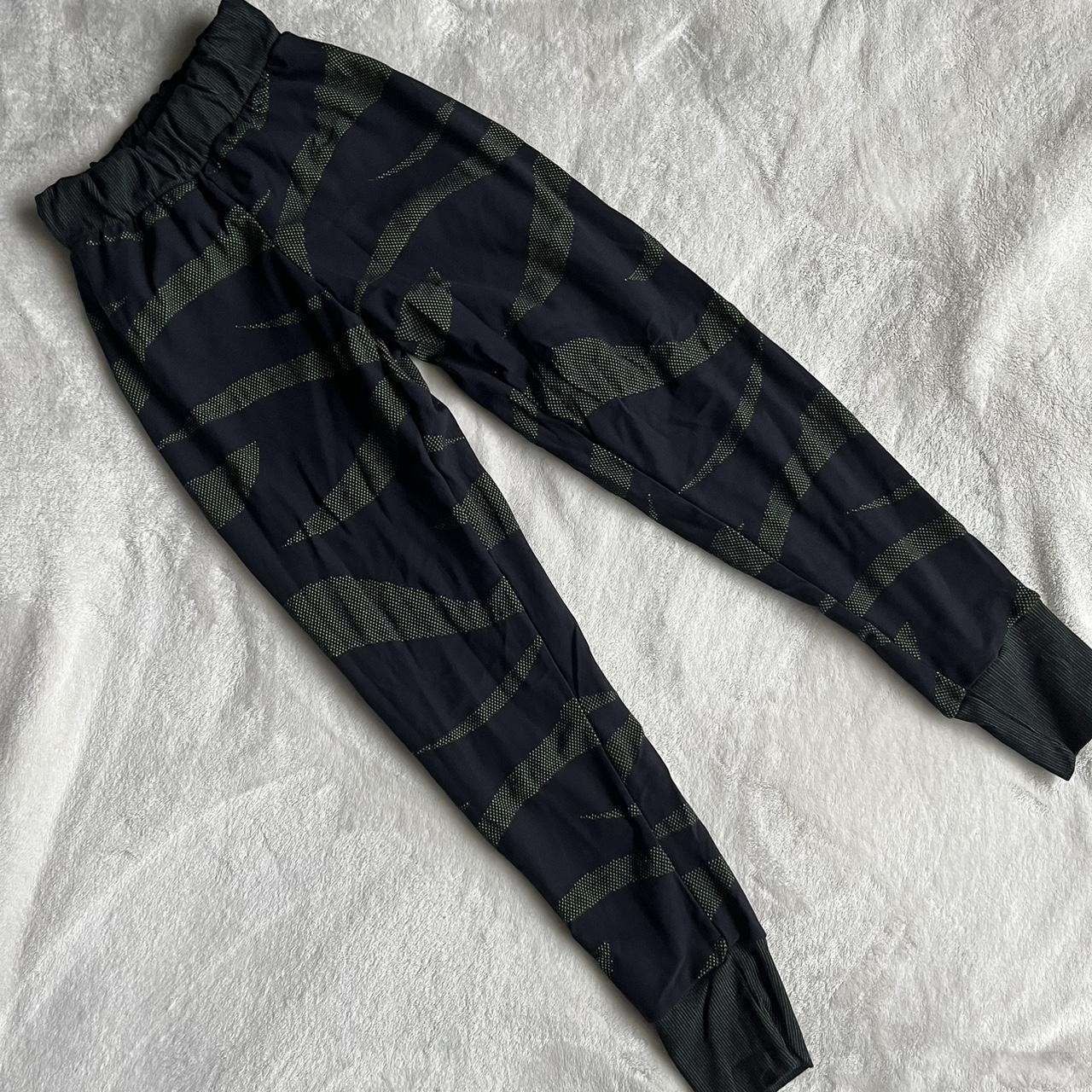 Fabletics Women's Black and Yellow Joggers-tracksuits | Depop