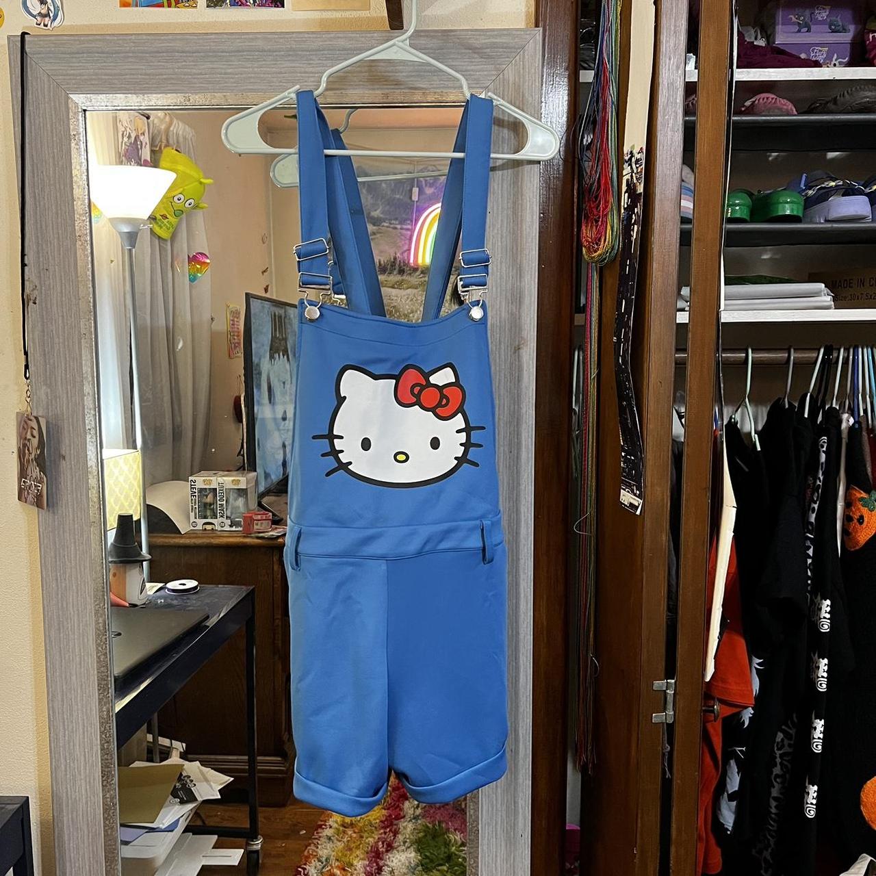 sanrio hello kitty overalls size XL - Depop