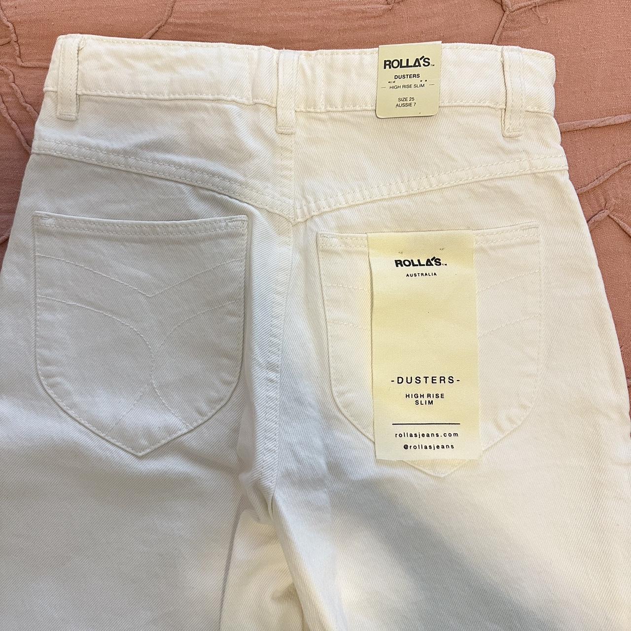 Rolla’s White Jeans - Size 25 - BRAND NEW - Depop