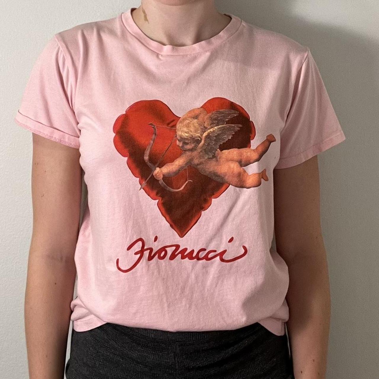 Really adorable pink small Fiorucci shirt with... - Depop