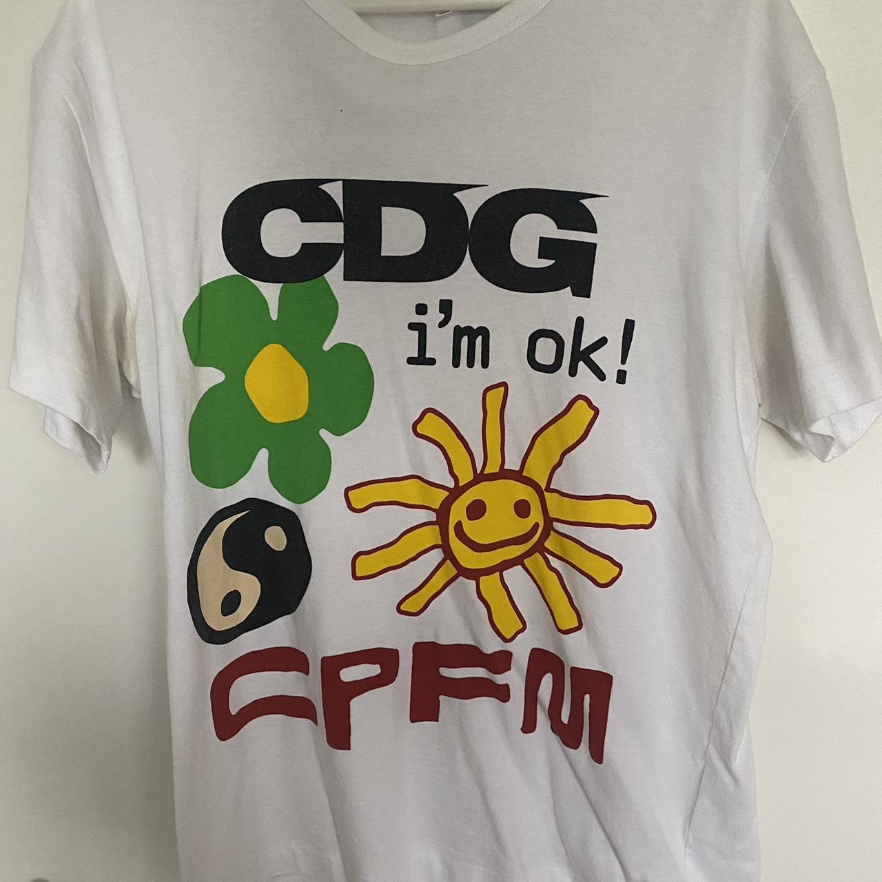 CDG x CPFM Tee. 7/10 condition Comme Des Garcons x... - Depop