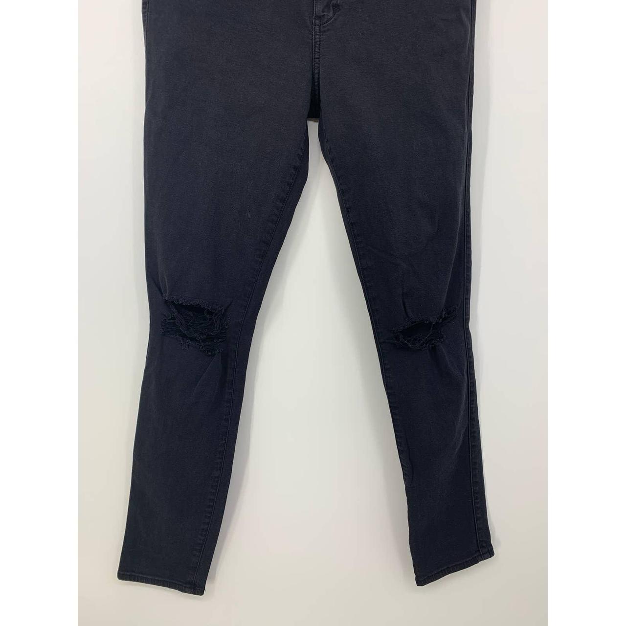 Abercrombie & Fitch Women's Black and Grey Jeans | Depop
