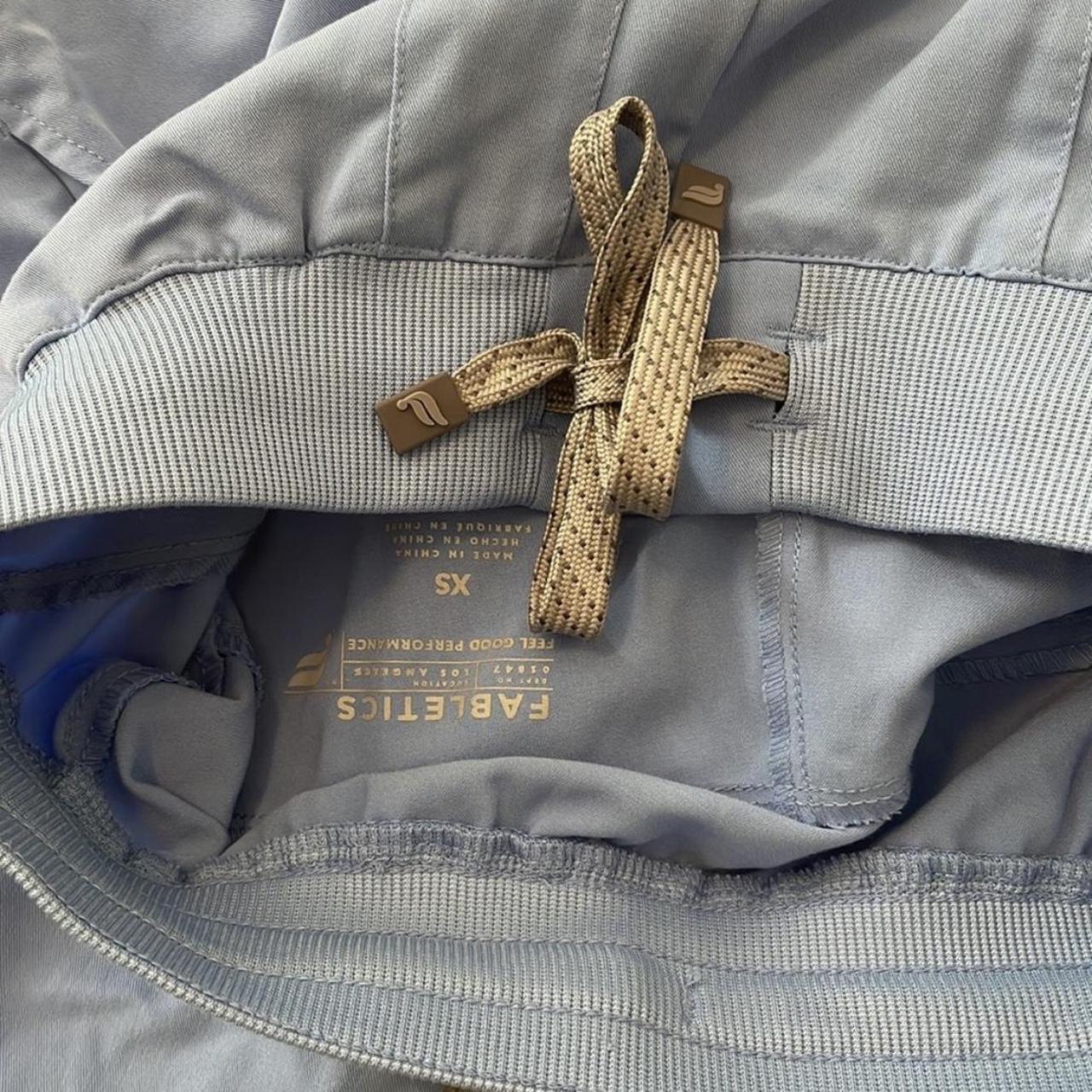 Fabletics Scrub Set - worn a few times - ceil blue... - Depop