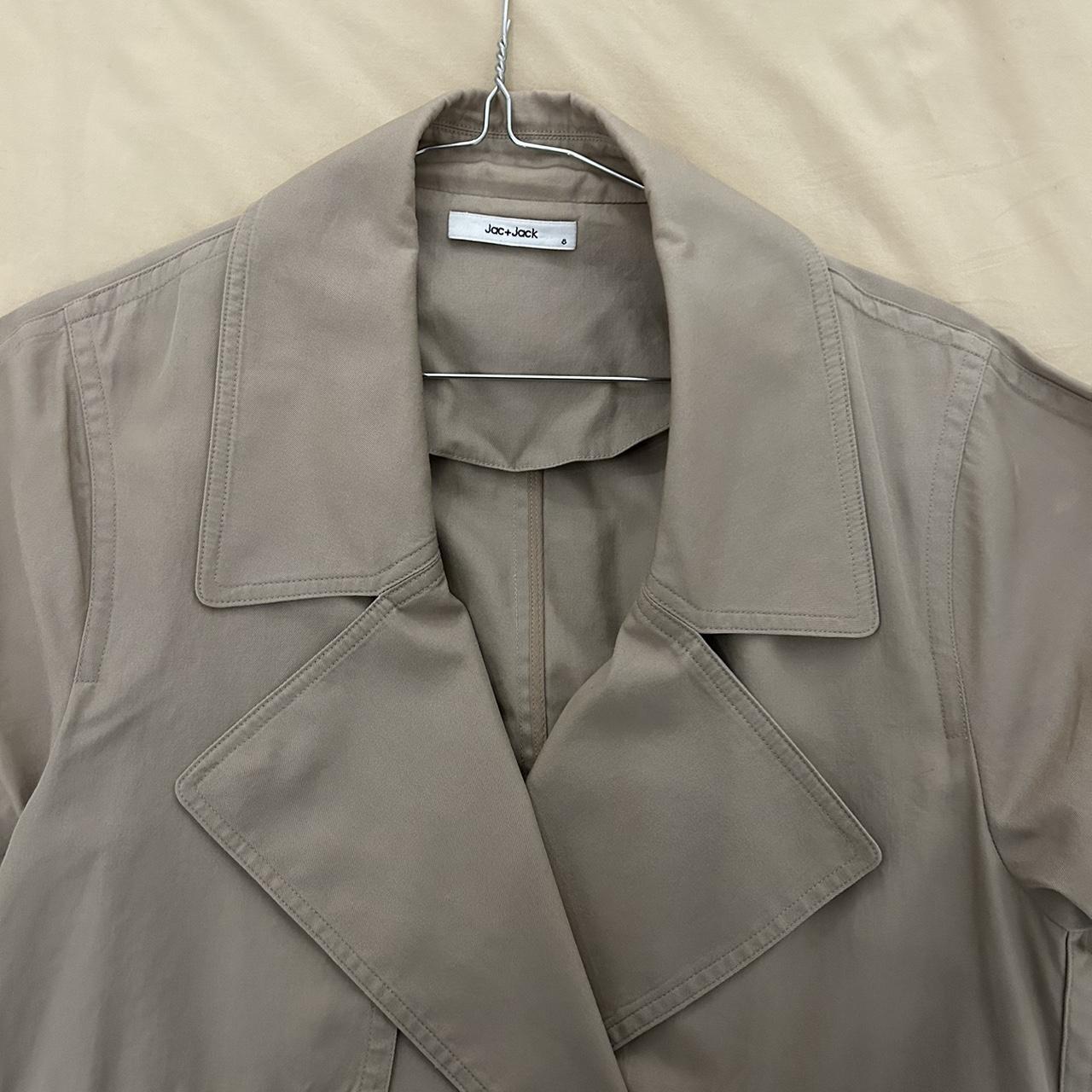 Jac + Jack Trench Coat Size 8 RRP $899 - Depop
