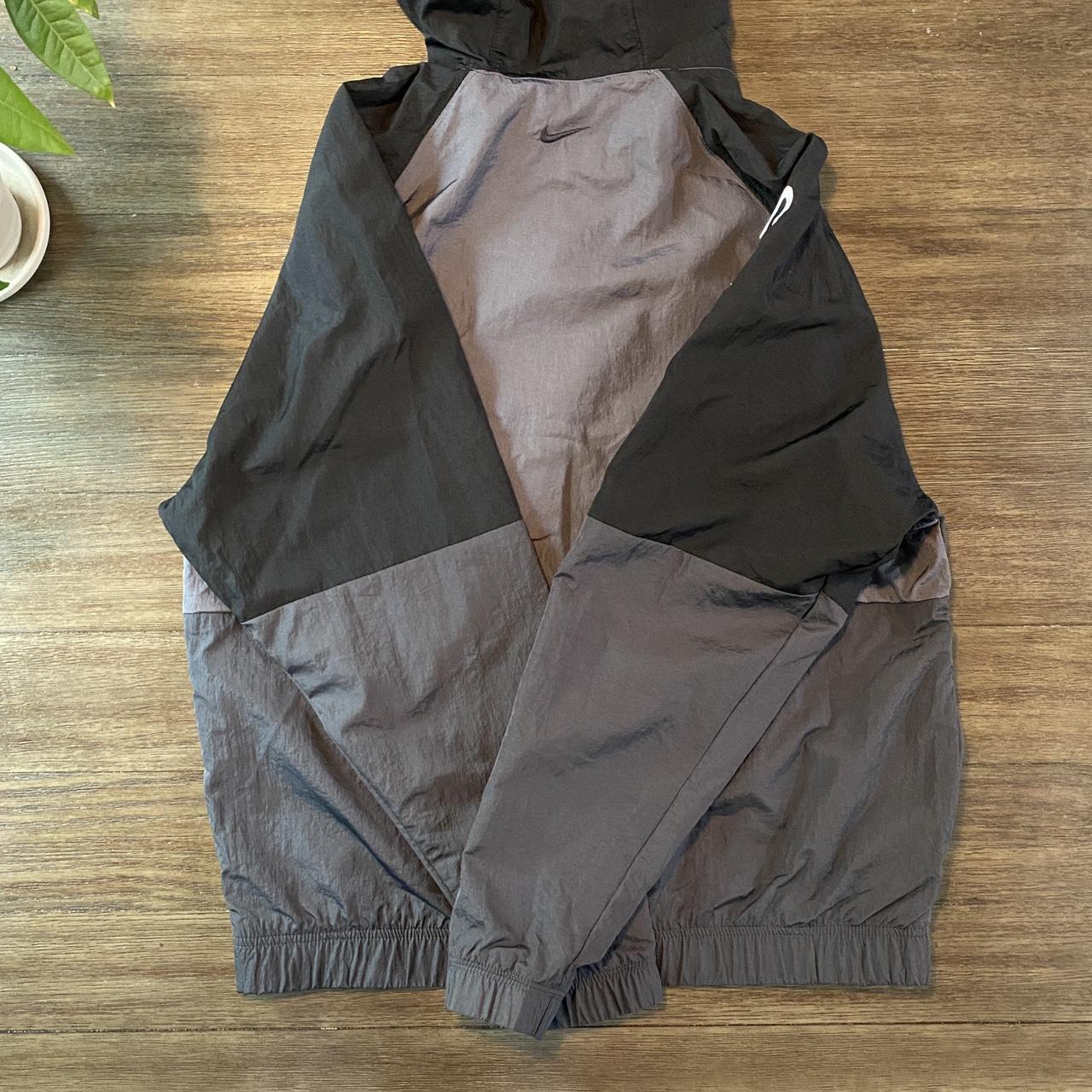 double swoosh NIKE windbreaker | “SWOOSH”... - Depop